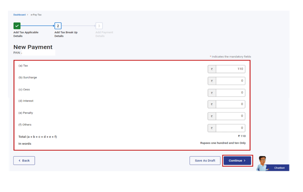 Tax payment over the Counter User Manual | Income Tax Department