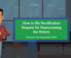 How to file Rectification Request for Reprocessing the Return | Income ...