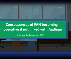 Consequences of PAN becoming Inoperative if not linked with Aadhaar ...