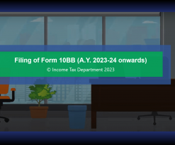 How to file Form 10BB | Income Tax Department