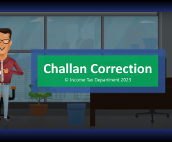 Challan Correction | Income Tax Department