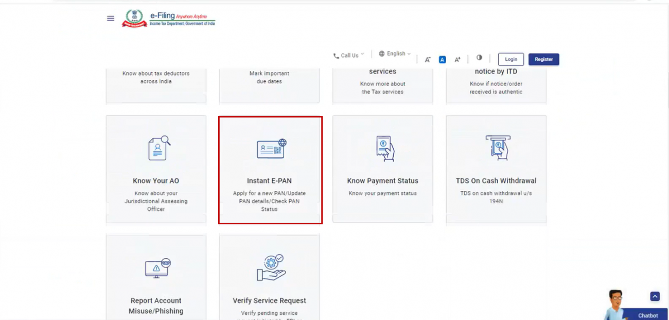 Instant e-PAN User Manual | Income Tax Department