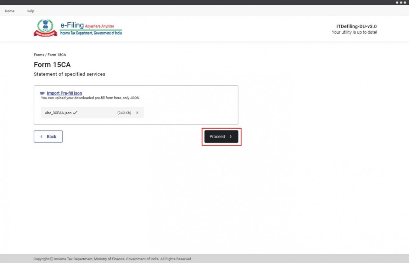 Offline Utility for Statutory Forms User Manual | Income Tax Department