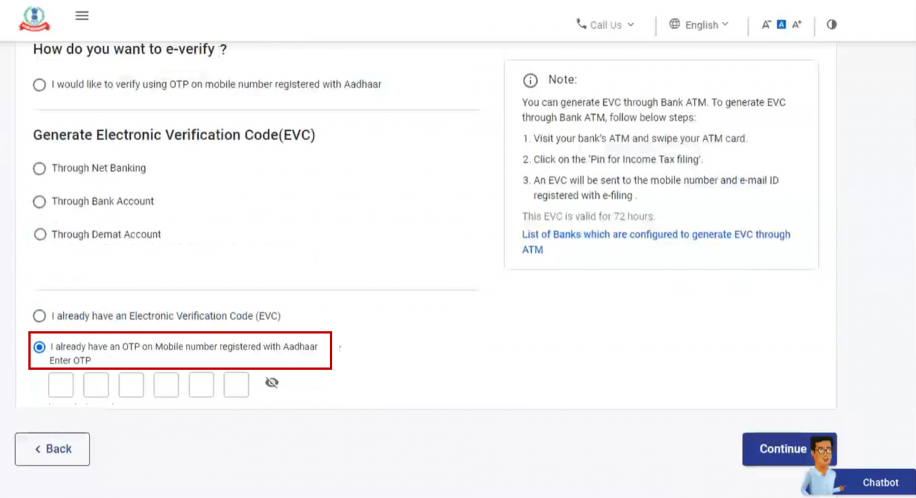 How to e-Verify User Manual | Income Tax Department