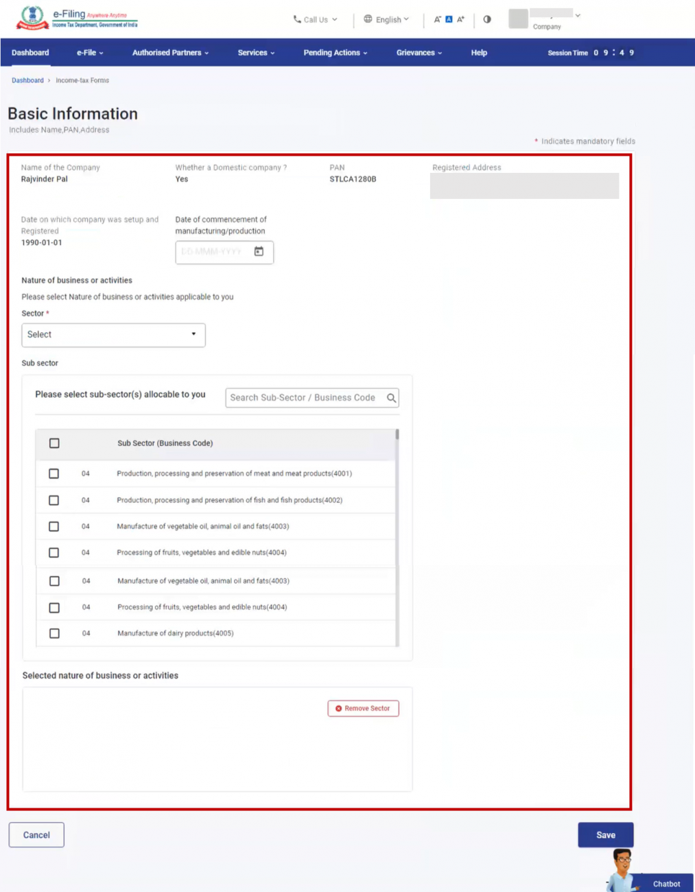 Form 10-ID User Manual | Income Tax Department