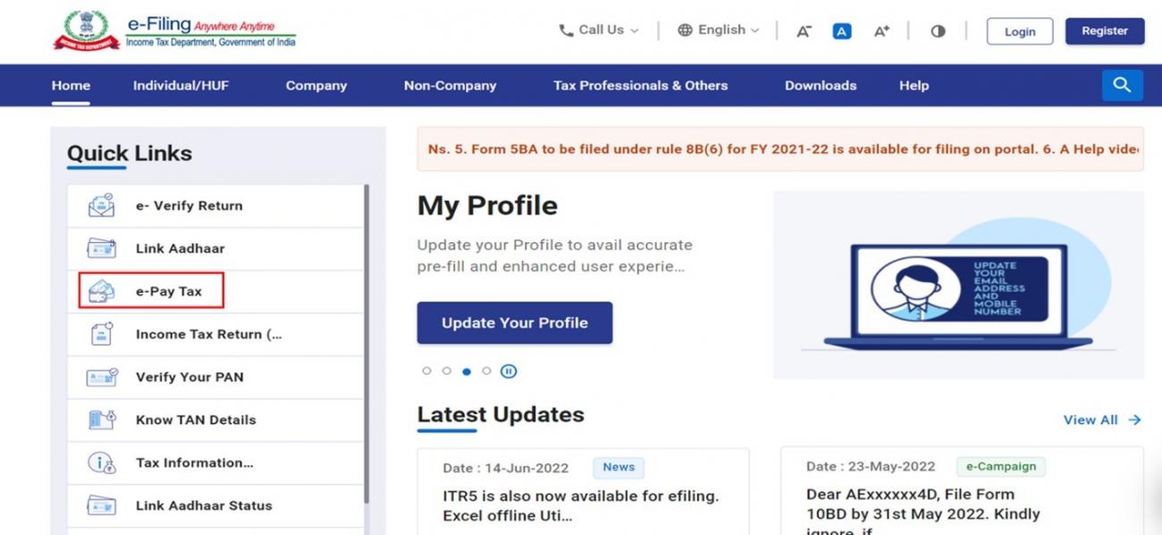 How to Generate Challan Form User Manual | Income Tax Department