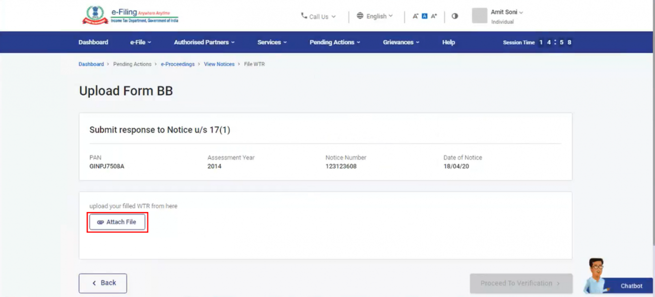 Upload Form BB (Wealth Tax Returns) User Manual | Income Tax Department
