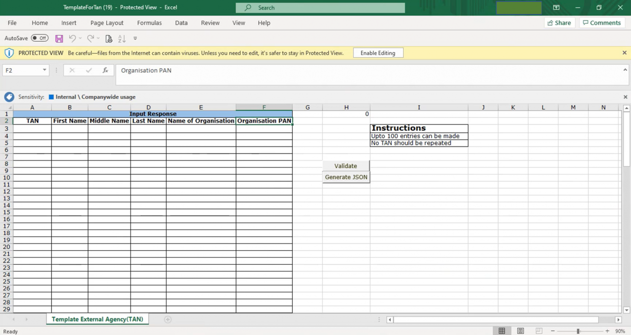 Verify Bulk PAN / TAN User Manual | Income Tax Department