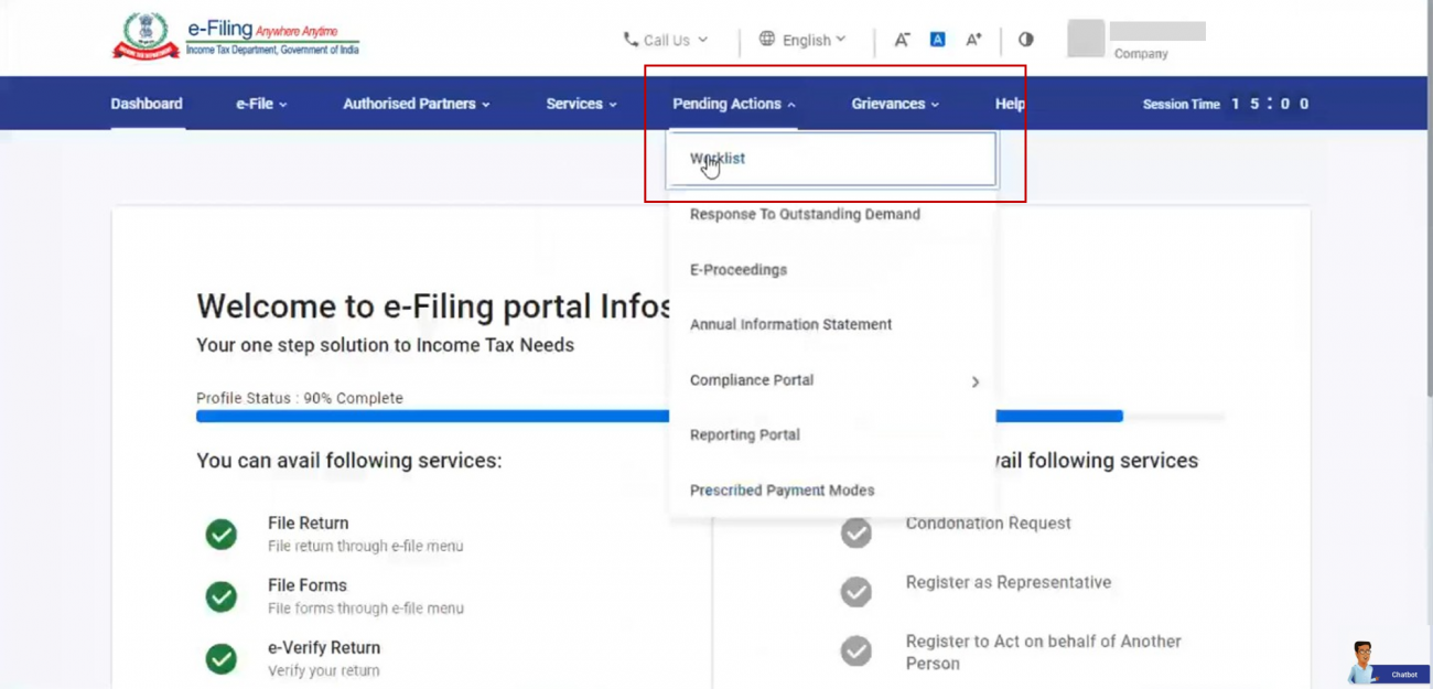 Form 29B User Manual | Income Tax Department