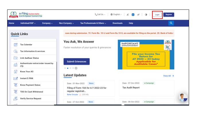 Tax payment through NEFT/RTGS User Manual | Income Tax Department