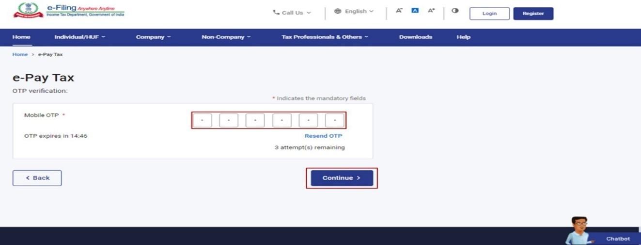 Tax payment through Payment Gateway User Manual | Income Tax Department