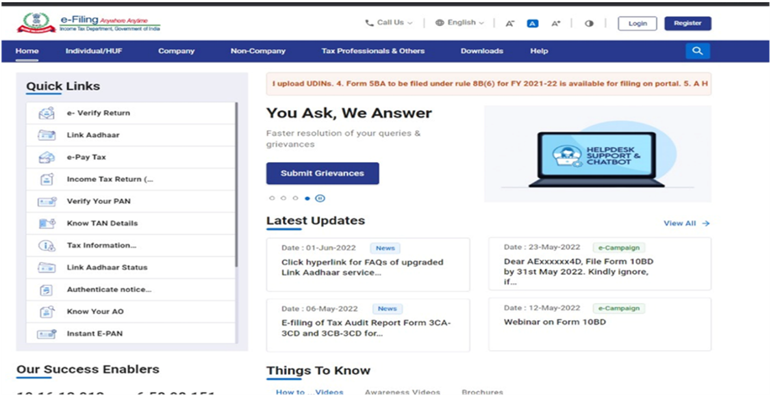 Form 35 User Manual | Income Tax Department