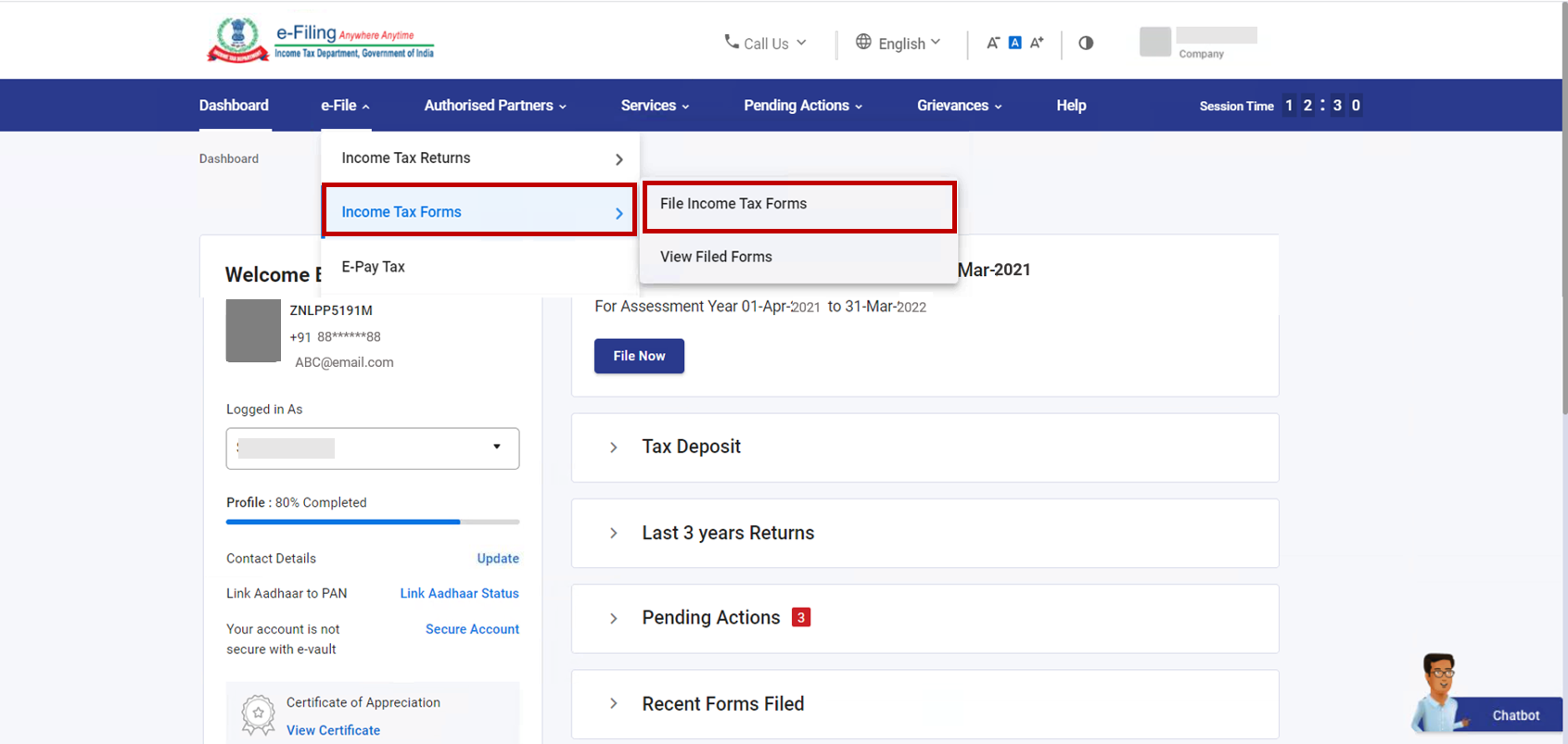 Form 67 User Manual | Income Tax Department