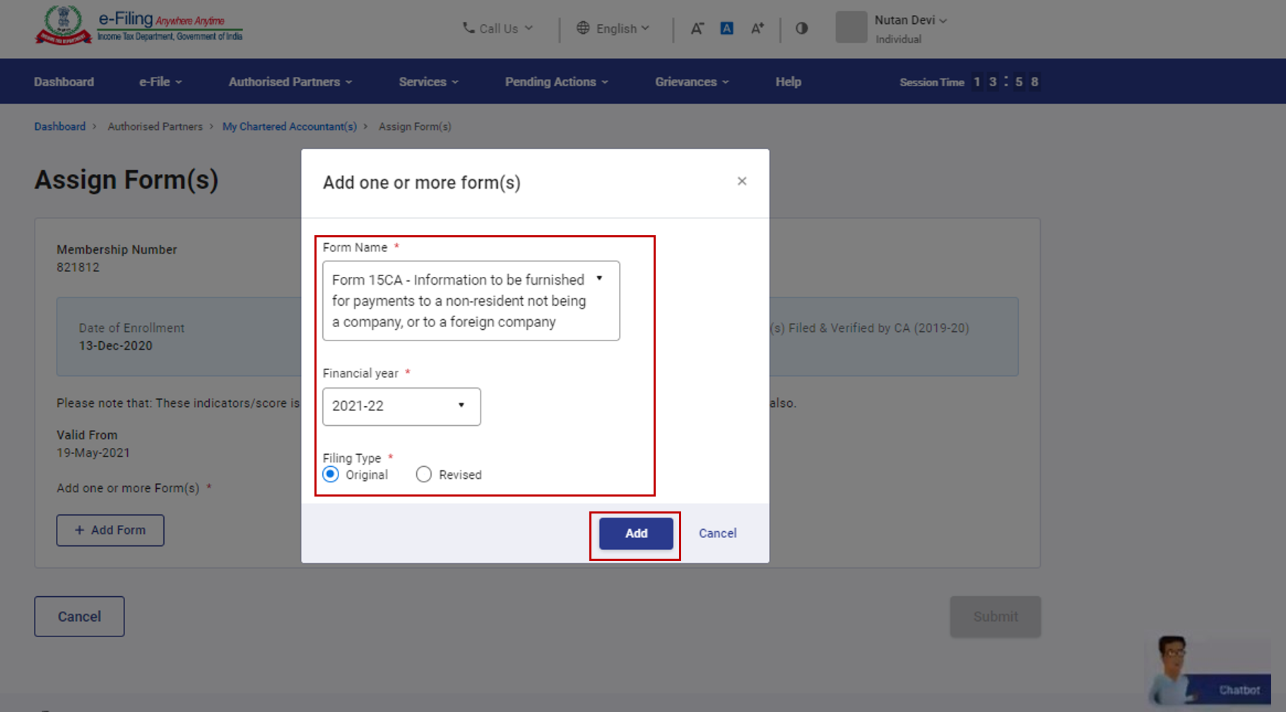 Work with My CA User Manual | Income Tax Department