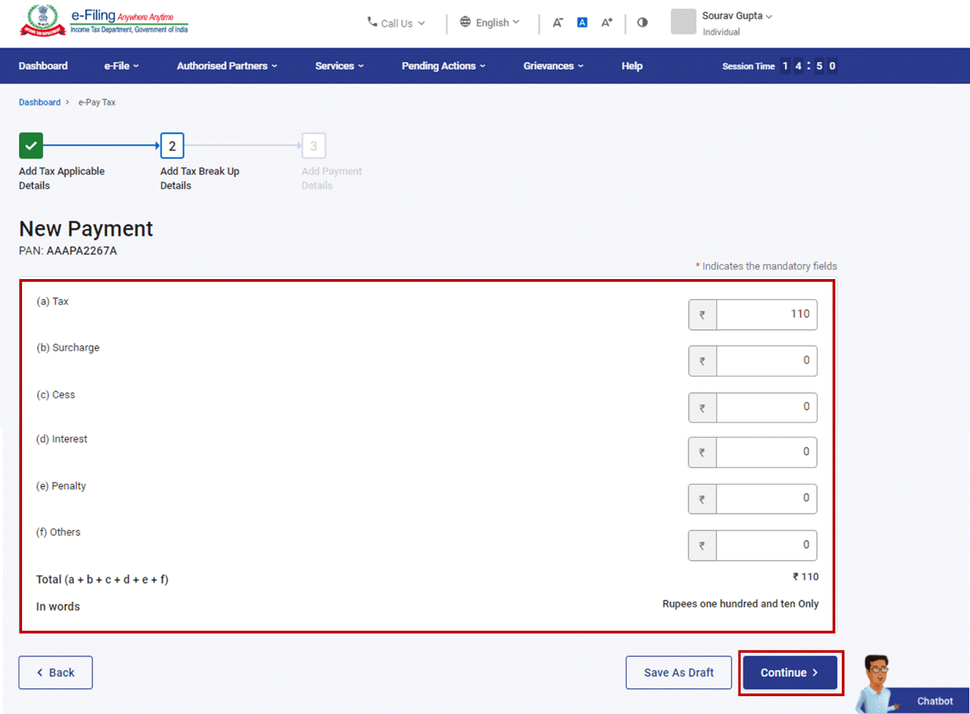 Tax payment through NEFT/RTGS User Manual | Income Tax Department