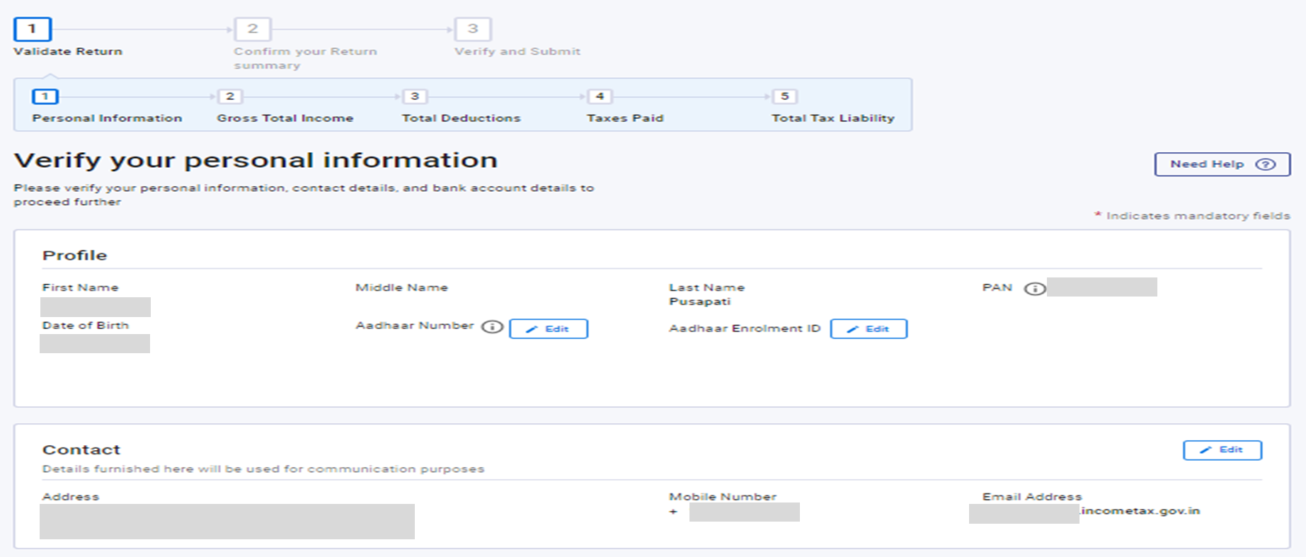 File ITR-4 (Sugam) Online User Manual | Income Tax Department