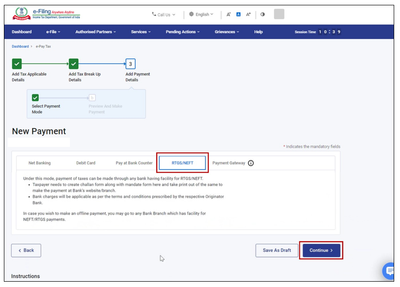 How to Generate Challan Form User Manual | Income Tax Department