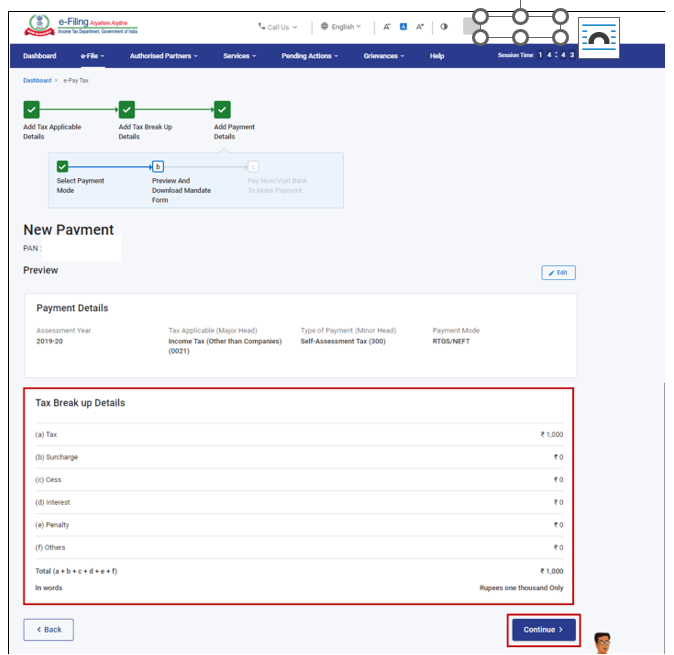 How to Generate Challan Form User Manual | Income Tax Department