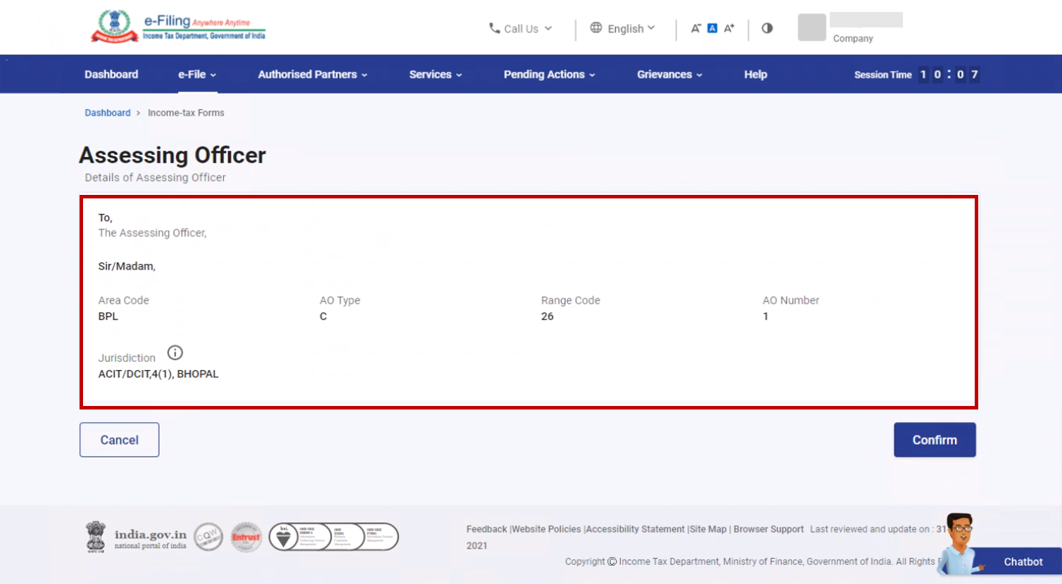 Form 10-IC User Manual | Income Tax Department