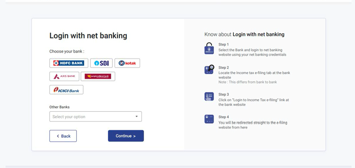 My Bank Account User Manual | Income Tax Department