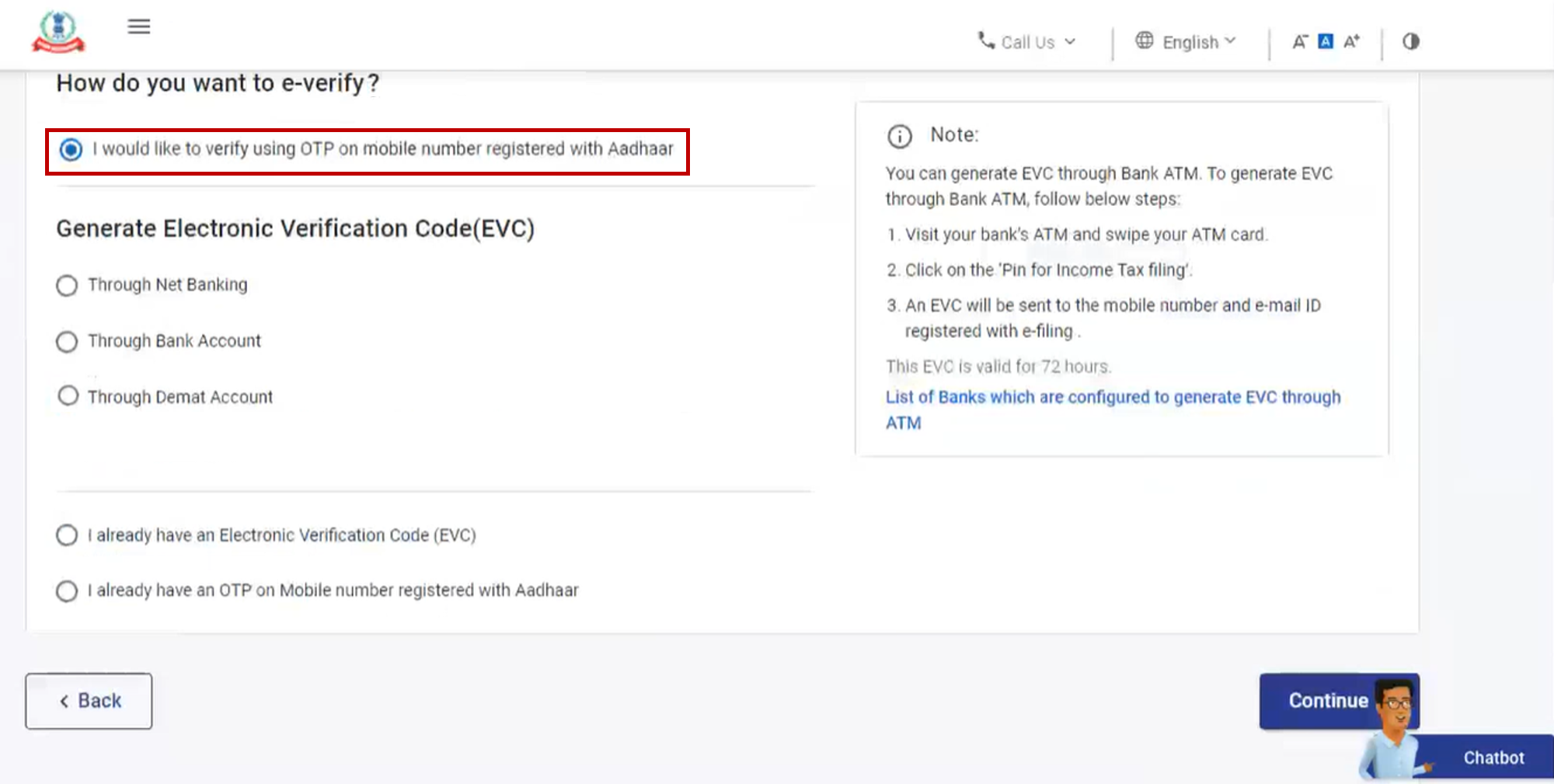 How to e-Verify User Manual | Income Tax Department