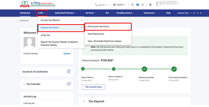 Form 10E User Manual | Income Tax Department