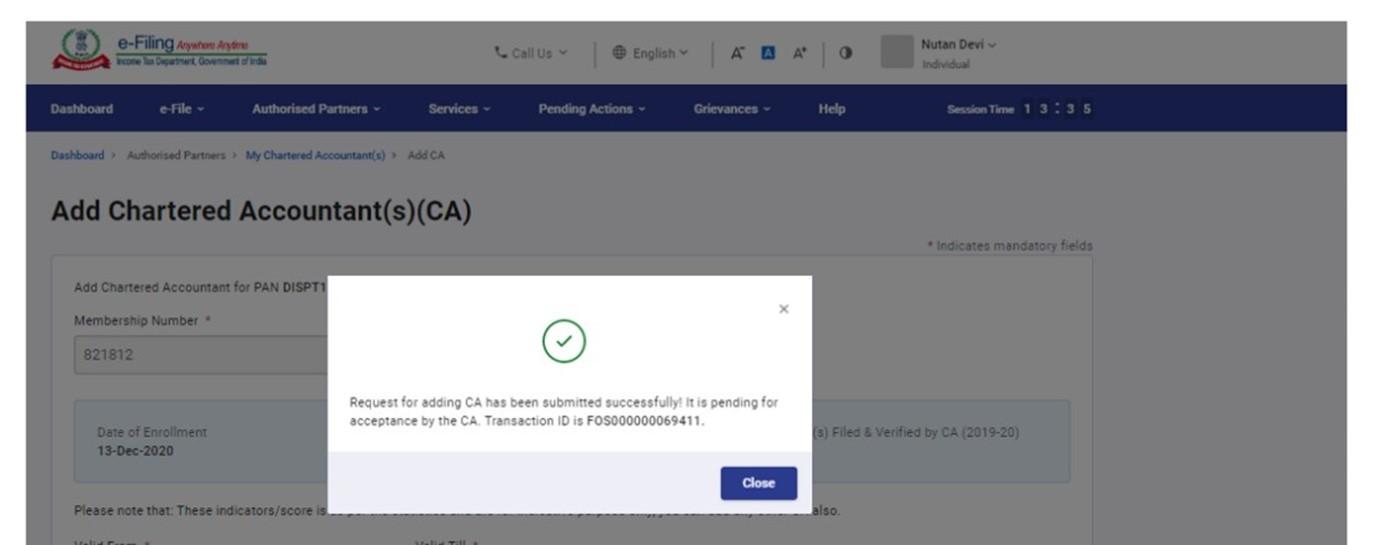 My CA User Manual | Income Tax Department