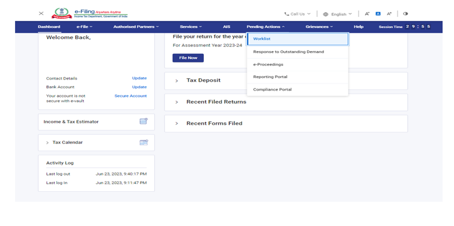 Form 3CB-3CD UM | Income Tax Department