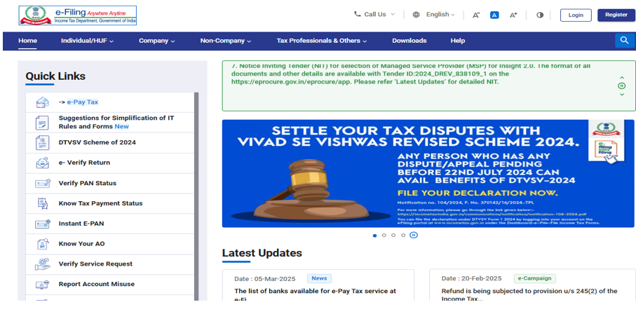 Filing of ITR after Condonation of Delay - User Manual | Income Tax ...