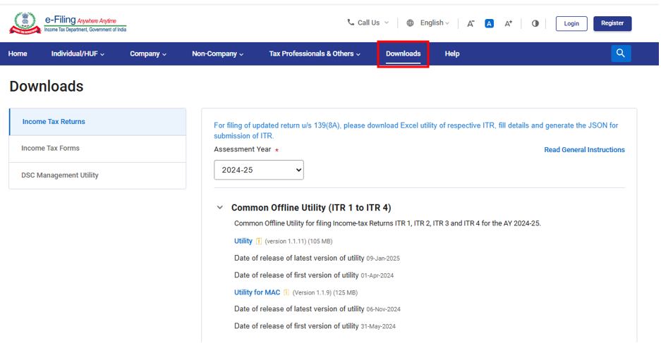 Filing of ITR after Condonation of Delay - User Manual | Income Tax ...