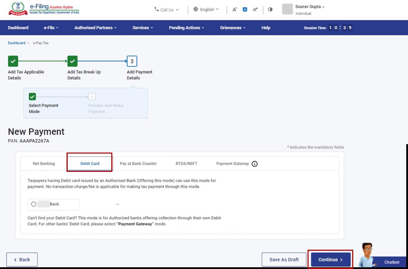 How to Generate Challan Form User Manual | Income Tax Department