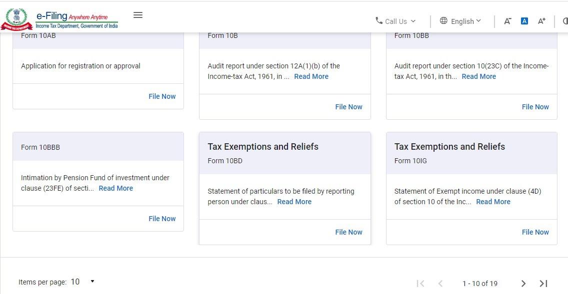 Form 10BD-BE User Manual | Income Tax Department