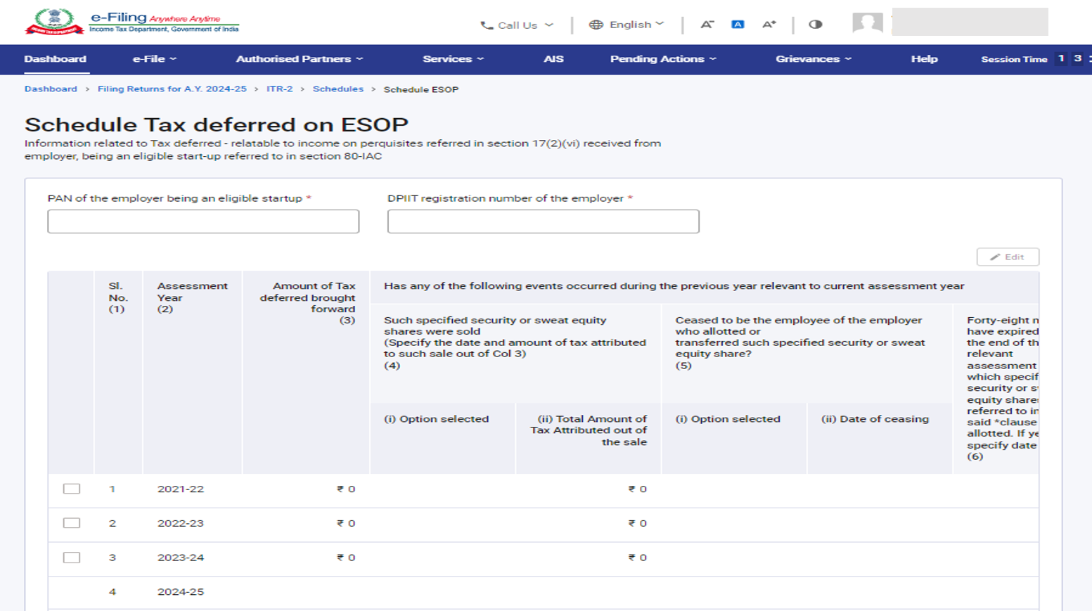 File ITR-2 Online User Manual | Income Tax Department