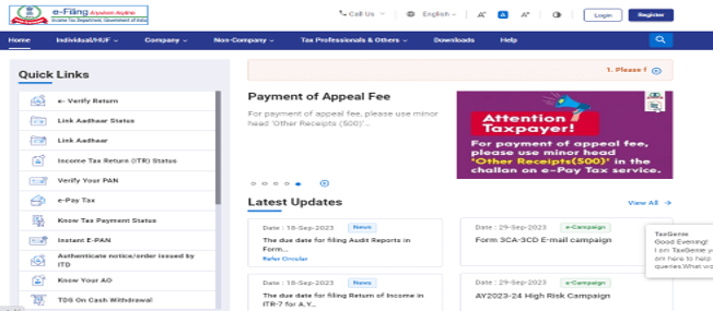 Form 10-IEA - User Manual & FAQs | Income Tax Department