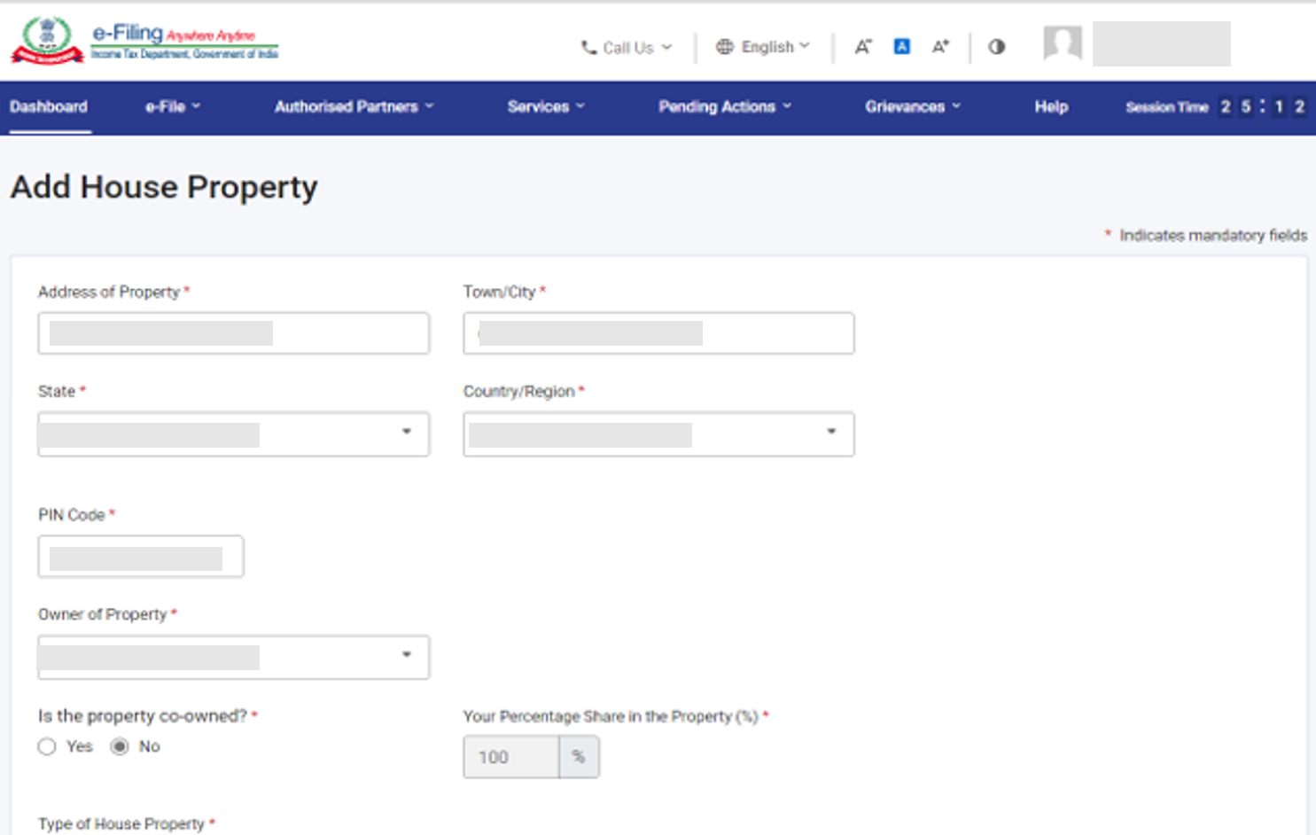 File ITR-2 Online User Manual | Income Tax Department