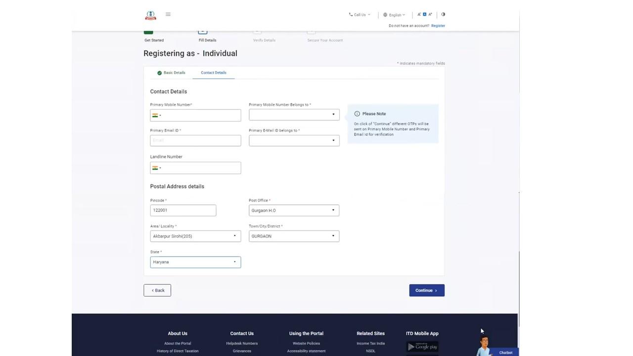 Register for e-Filing (Company) User Manual | Income Tax Department