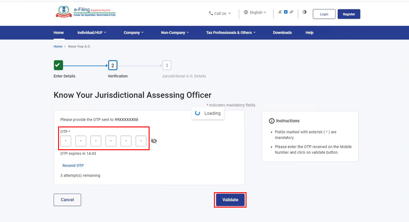 Know Your AO User Manual | Income Tax Department