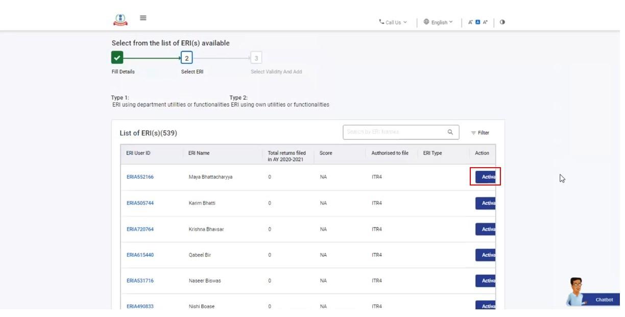 Work with my ERI User Manual | Income Tax Department