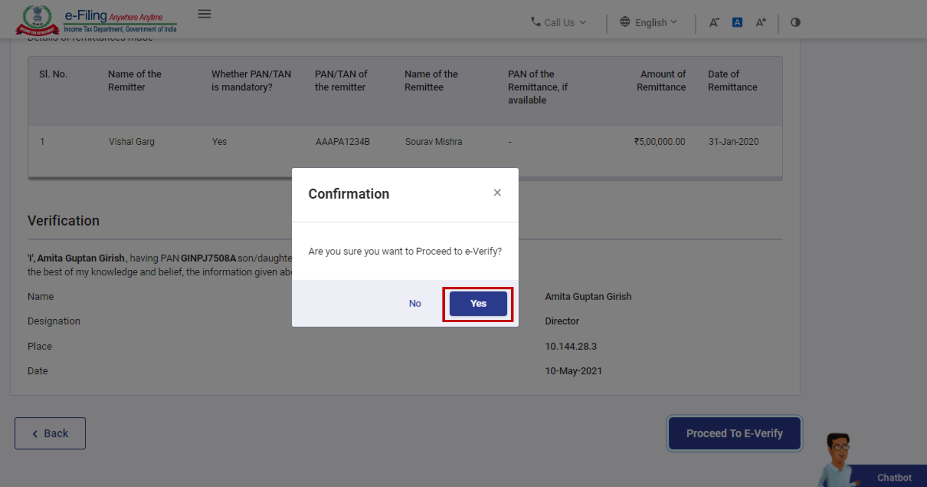 Form 15CC User Manual | Income Tax Department
