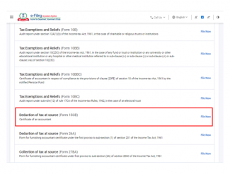 Form15CB User Manual | Income Tax Department