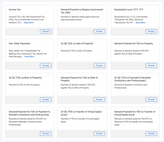 How to Generate Challan Form User Manual | Income Tax Department