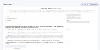 Form 10E User Manual | Income Tax Department