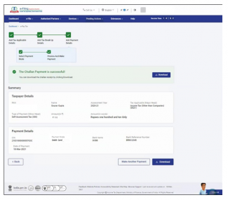 How to Generate Challan Form User Manual | Income Tax Department