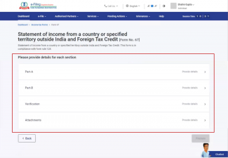 Form 67 User Manual | Income Tax Department