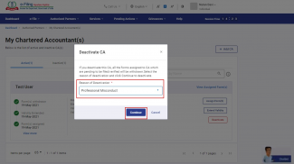 Work with My CA User Manual | Income Tax Department