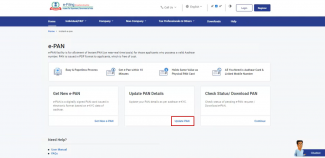 Instant e-PAN User Manual | Income Tax Department