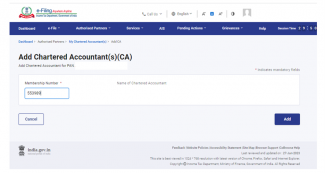 My CA User Manual | Income Tax Department