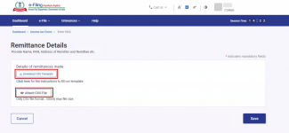 Form 15CC User Manual | Income Tax Department