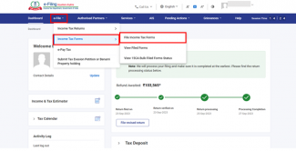 Form 10E User Manual | Income Tax Department