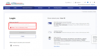 Login User Manual | Income Tax Department